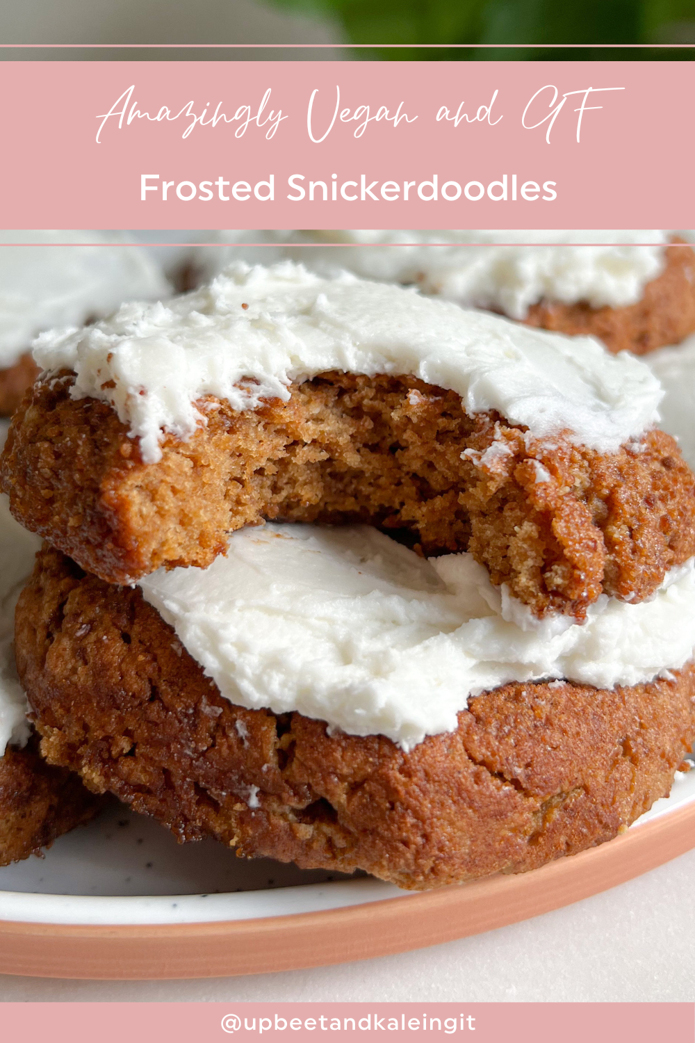 Amazingly Vegan and Gluten-Free Frosted Snickerdoodles - Upbeet ...
