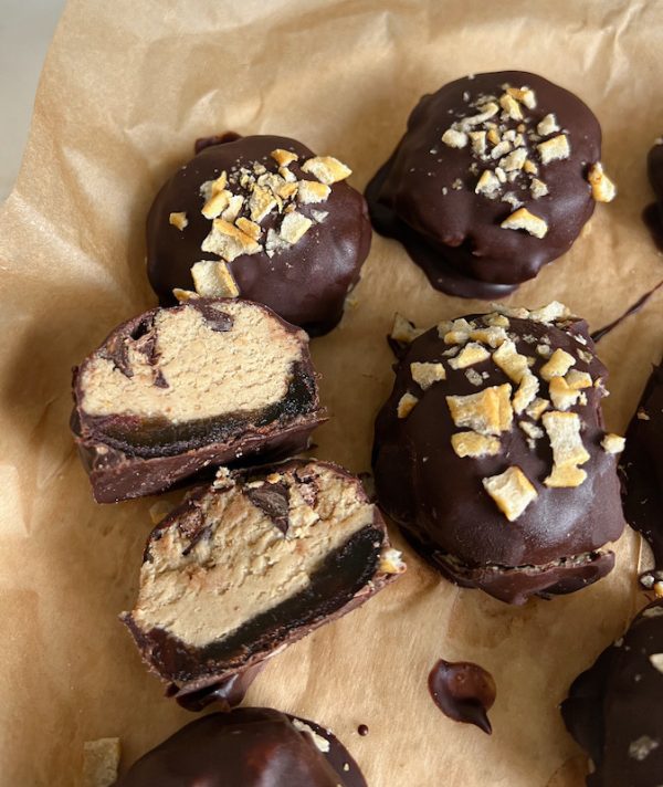Cookie Dough Protein Date Bites Recipe