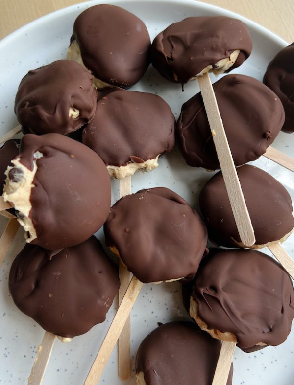 Frozen Cookie Dough Protein Pops Recipe