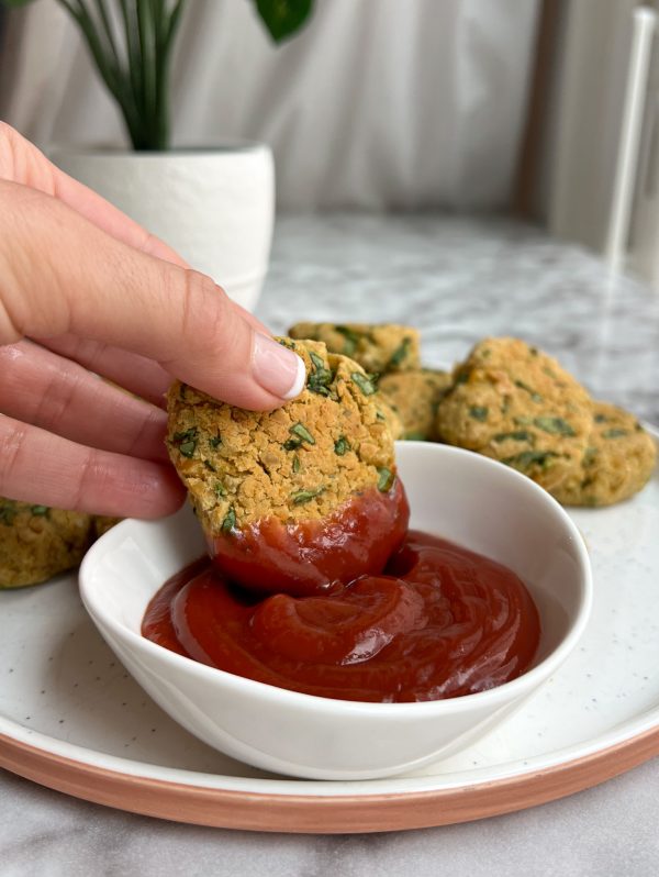 Delicious Plant-Based Chickpea & Spinach Nuggets - Upbeet & Kaleing It