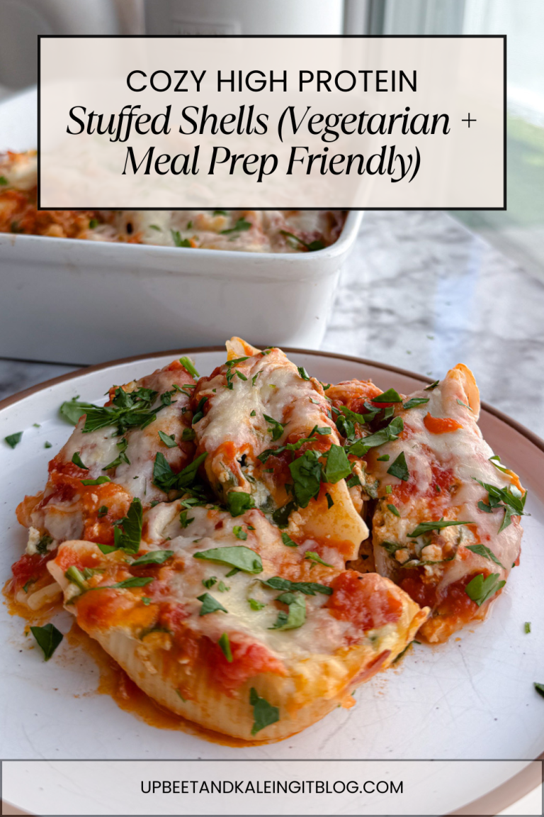 Cozy High Protein Stuffed Shells (Vegetarian + Meal Prep Friendly ...